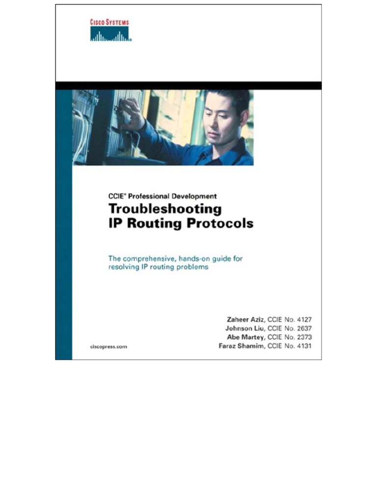 Cisco Press Troubleshooting Ip Routing Protocols May 2002 | PDF | Routing | Ip Address