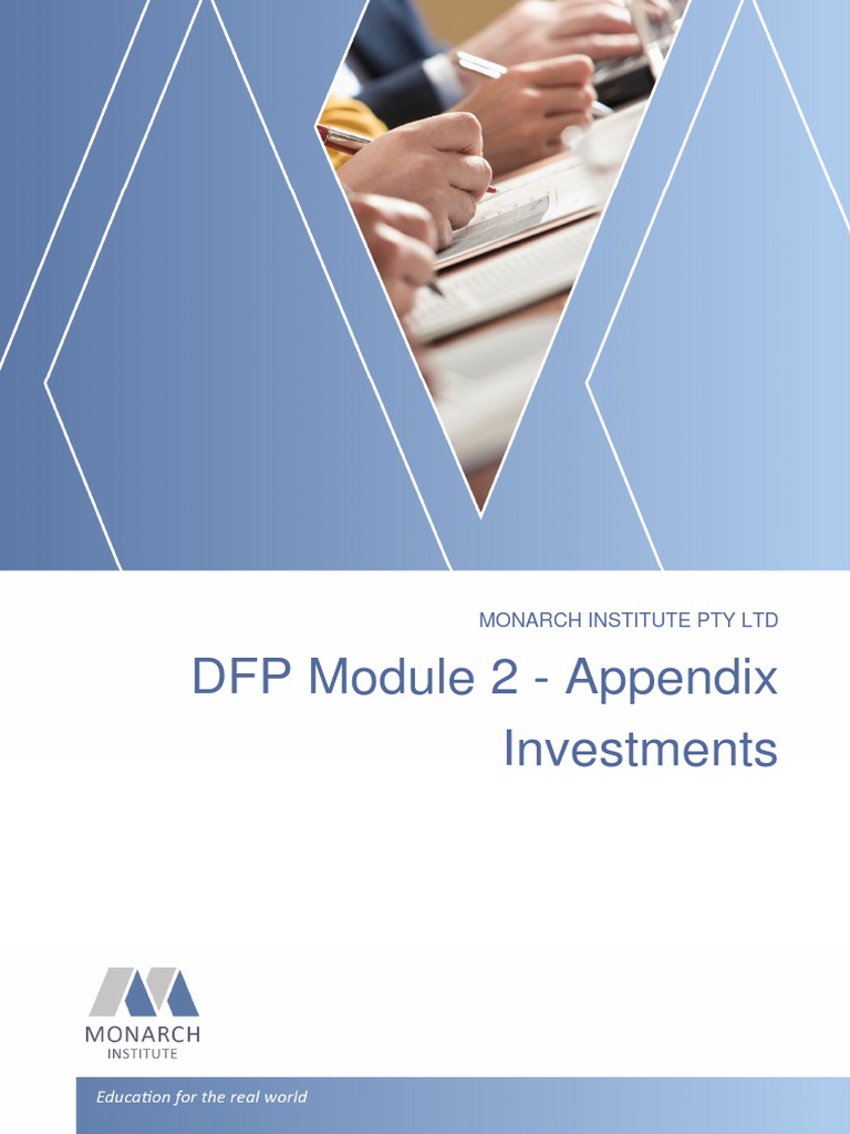 DFP Module 2 Appendix | PDF