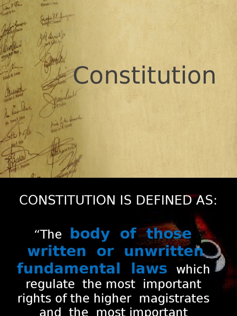Understanding Types of Constitutions | PDF | Political Charters | Constitution