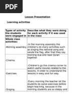 Communicative Language Teaching Lesson Plan | PDF | Language Education ...