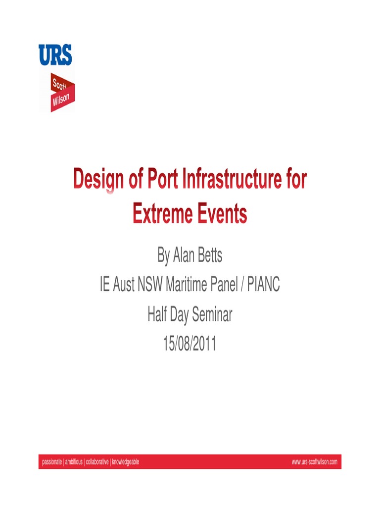 Extreme Events Impacting Port Infrastructure | PDF | Tsunami | Flood