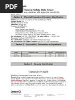 MSDS - KI25X Transformer Oil | PDF | Water | Carbon Dioxide