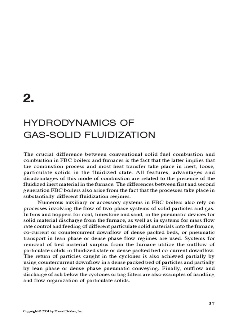 Hydrodynamics of Gas-Solid Fluidization | PDF | Fluidization | Porosity
