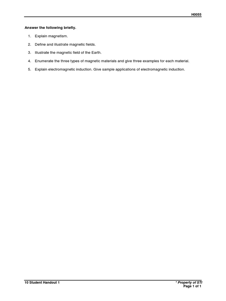 Magnetism: A Student's Guide | PDF