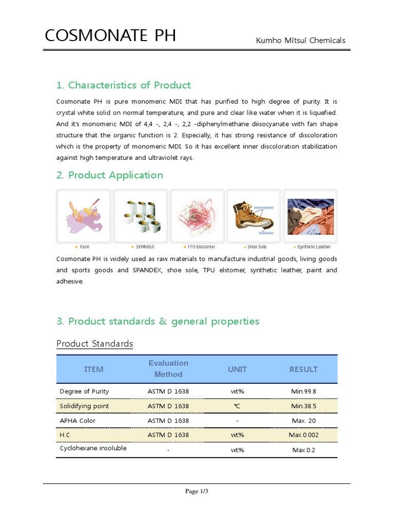 Pure Mdi (PH) TDS | PDF | Breathing | Carbon Dioxide