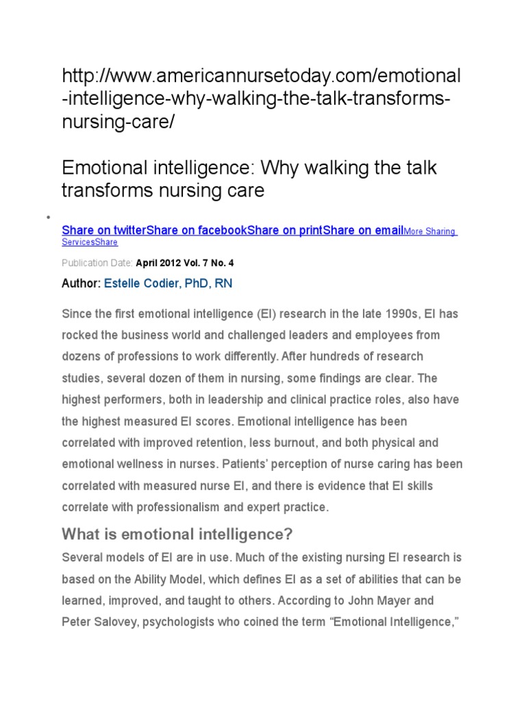 Emotional Management Pdf Anger Emotional Intelligence