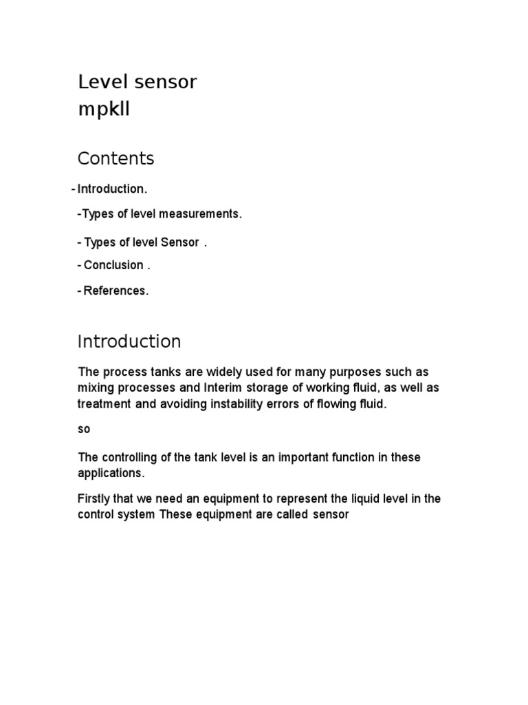 Level Sensor New | PDF | Capacitor | Dielectric