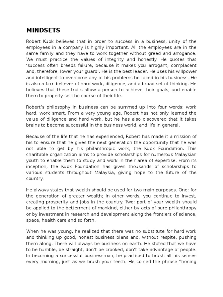 Kuok Group | PDF | Tourism | Malaysia