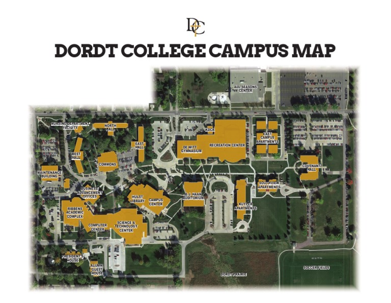 Dordt College Campus Map Overview | PDF | Art | Technology & Engineering