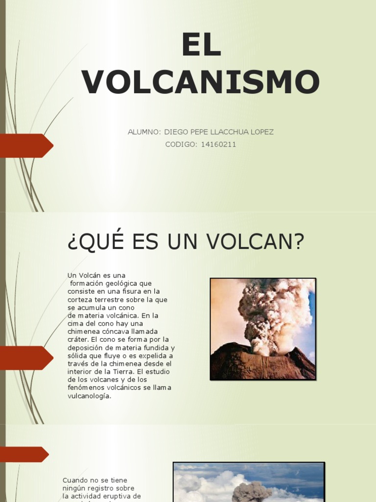 El Volcanismo | PDF | Lava | Volcán