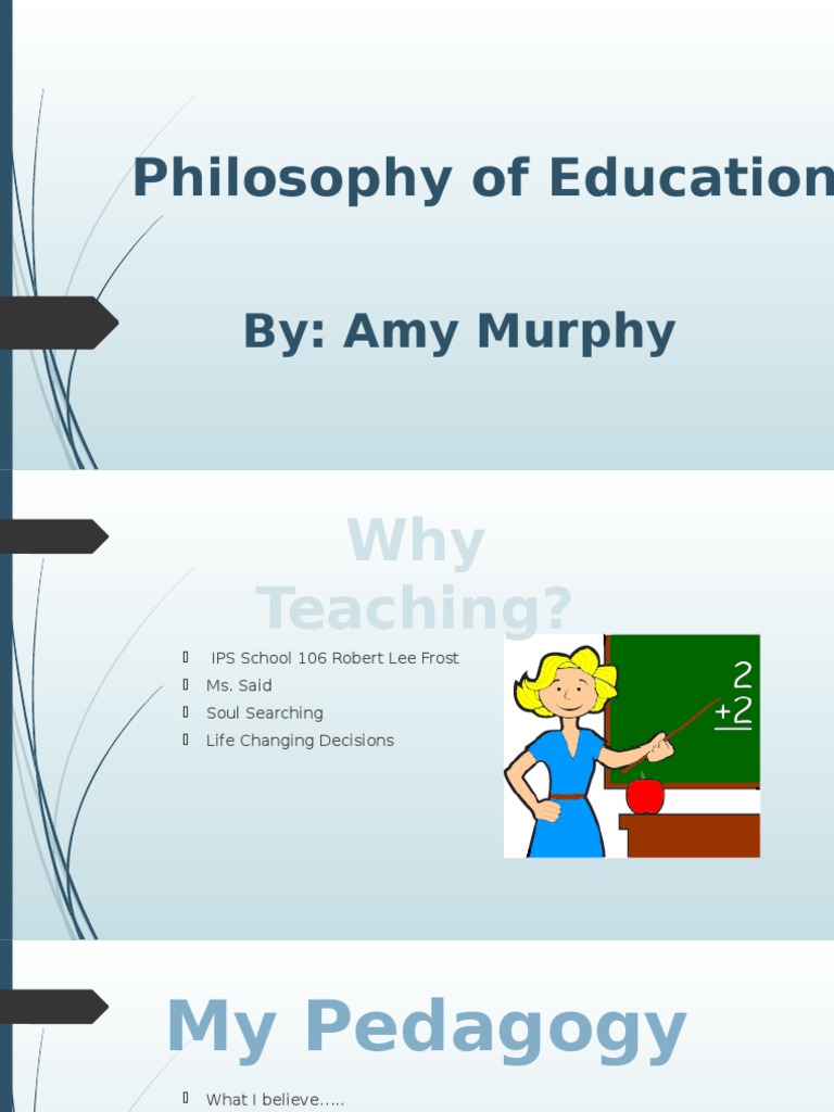 Philosophy of Education Insights | PDF