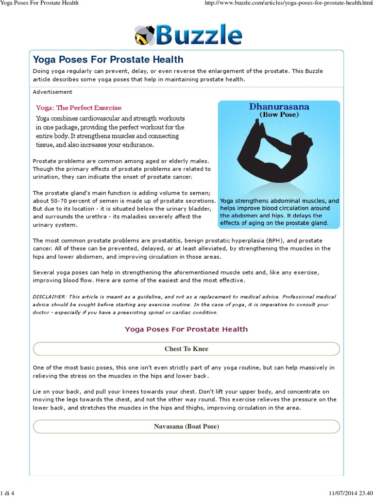 Yoga Poses for Prostate Health | Prostate | Asana