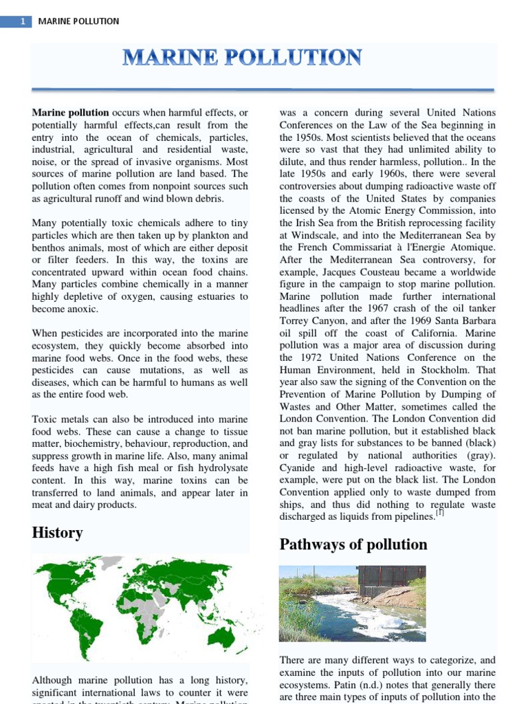 Underwater Pollution in the Pacific | PDF | Eutrophication | Ocean ...