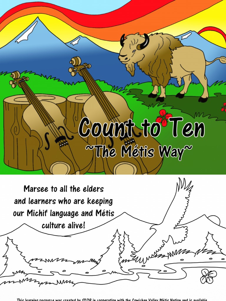 Michif Language Colouring and Activity Book