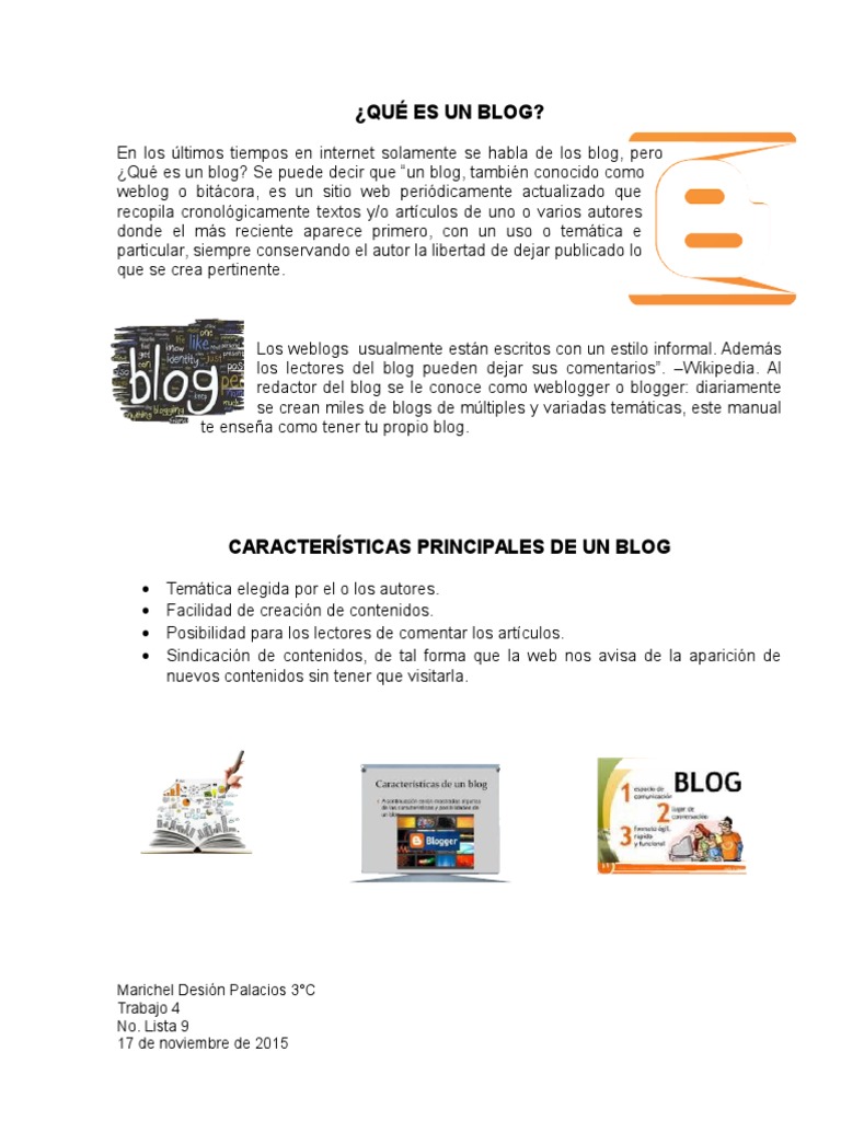 Guía Completa sobre Blogs y Tipos | PDF | Informática
