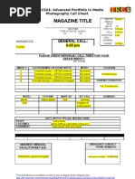 Photo Log Sheet - Editable 1 Page | PDF | Art Media | Imaging