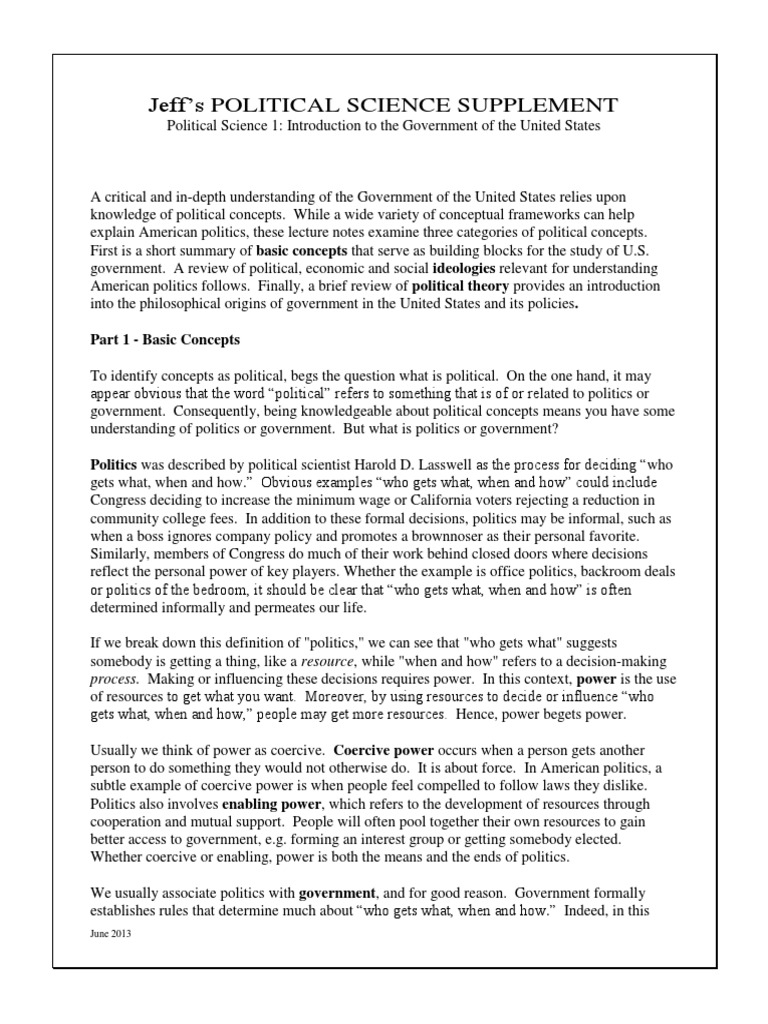 Political Science Essay Structure | PDF | Socialism | Democracy