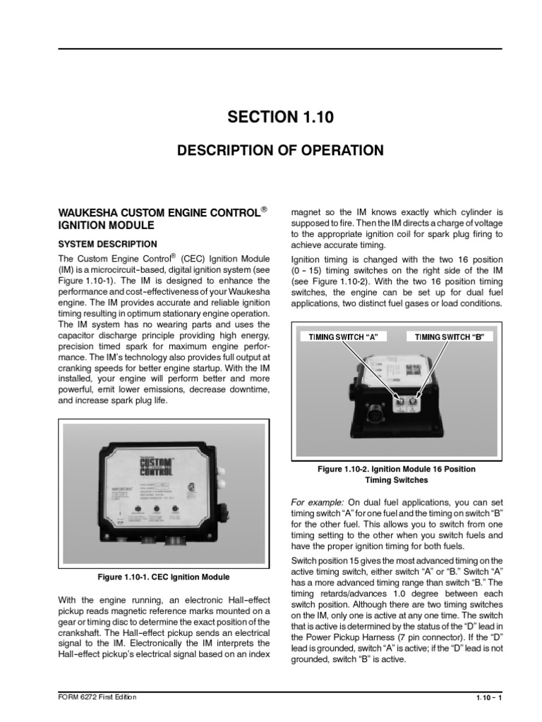 Custom Engine Control | PDF | Ignition System | Natural Gas