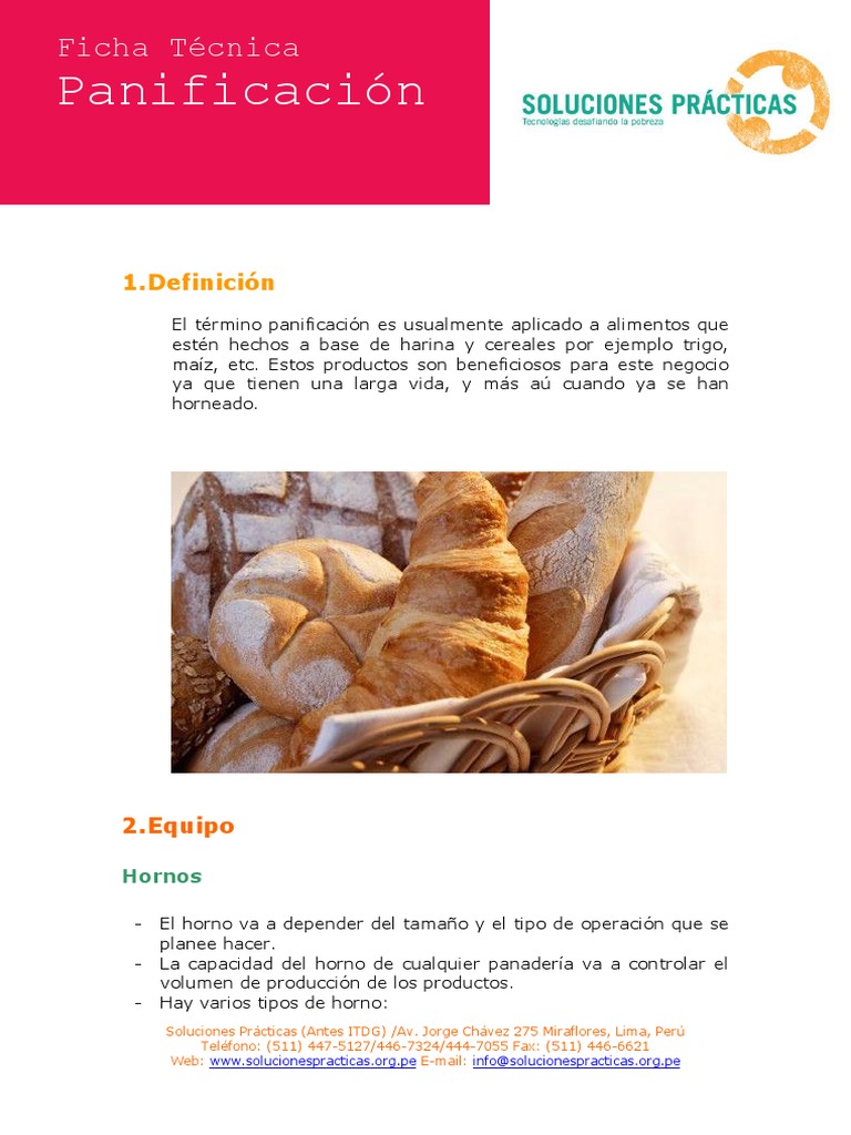 Panificacion PDF | PDF | Panes | Levadura