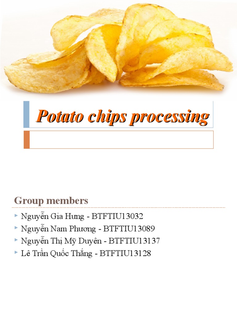 Potato Chips Processing | PDF | Potato Chip | Potato