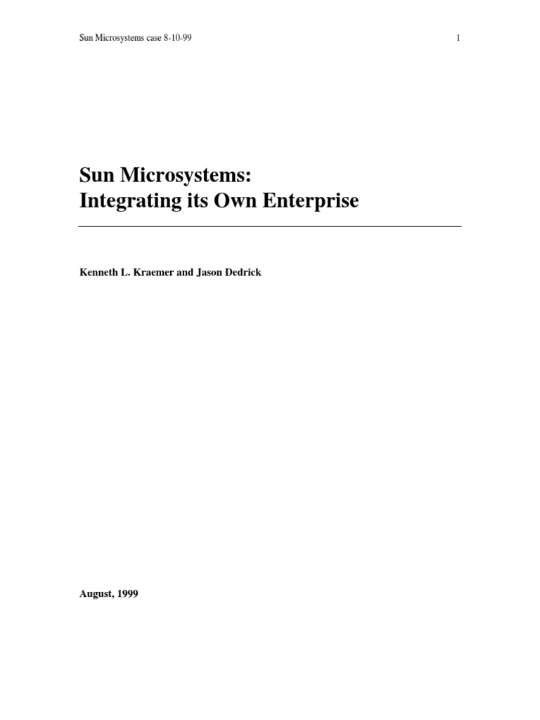 Sun Microsystems | PDF | Workstation | Personal Computers