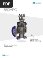 840 Series Control Valves Overview | PDF | Valve | Materials