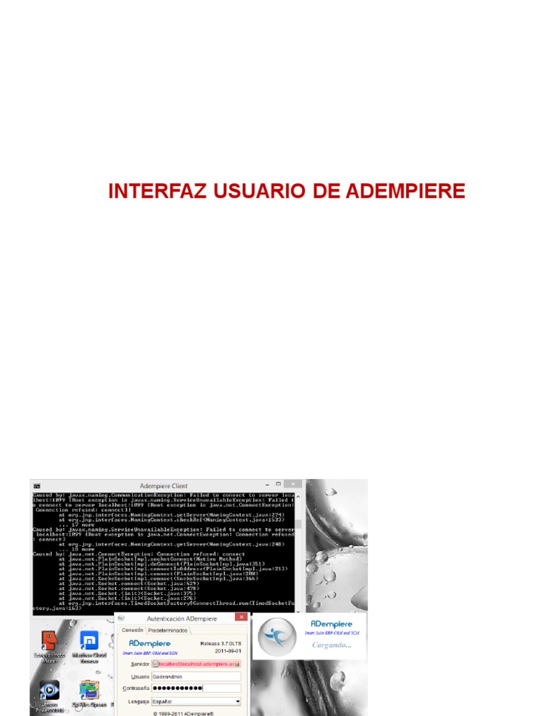 Interfaz Usuaria de Adempiere | PDF | Ventana (informática) | Software