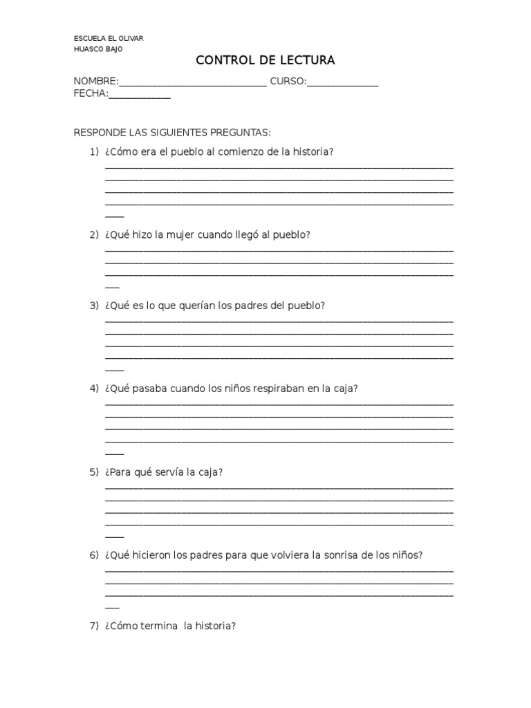 Prueba Caja de Sorpresas | PDF | Historia