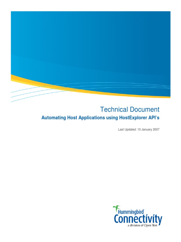 Automating Host Applications | PDF | String (Computer Science) | Automation