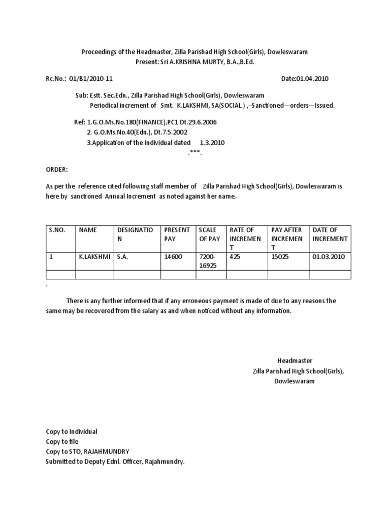 Increment Proceedings | PDF
