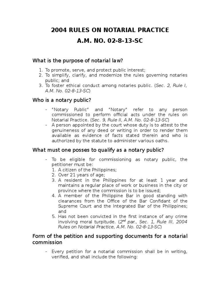 Notarial Practice Notes | PDF | Notary Public | Signature