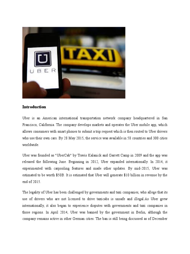 Uber Mini Project | PDF | Uber (Company) | Transport