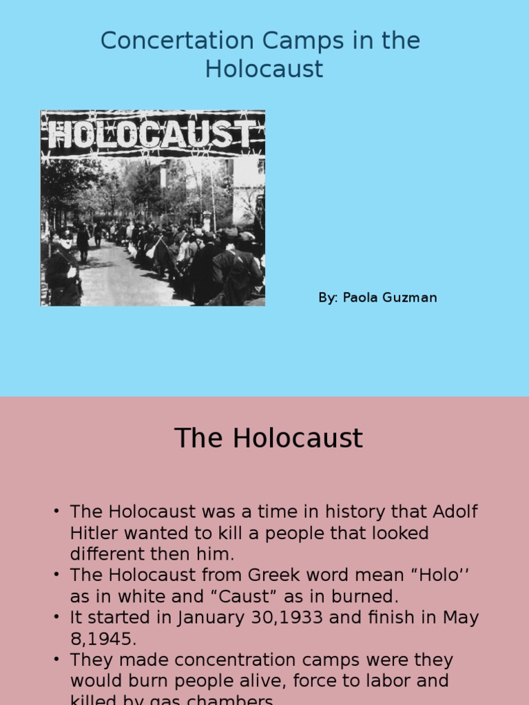 Holocaust Concentration Camps Explained | PDF