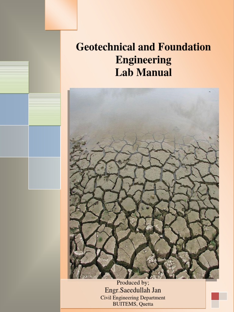 Geotechnical Lab Manual for Engineers | PDF | Geotechnical Engineering ...