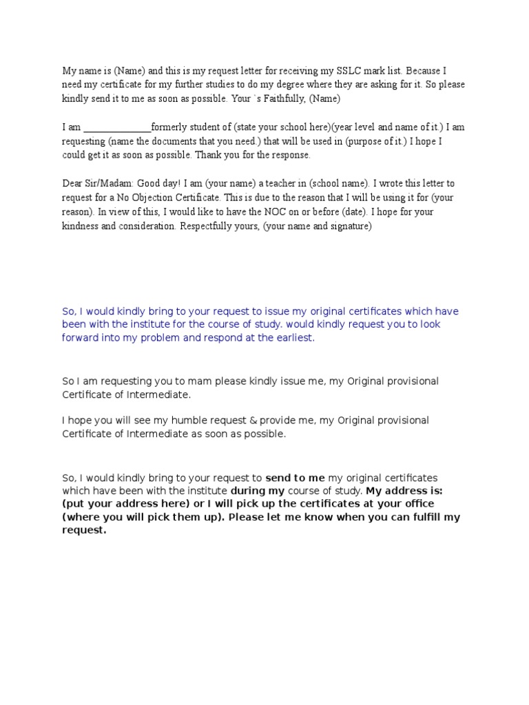 Request Letter 3 | PDF | Career & Growth | Language Arts & Discipline