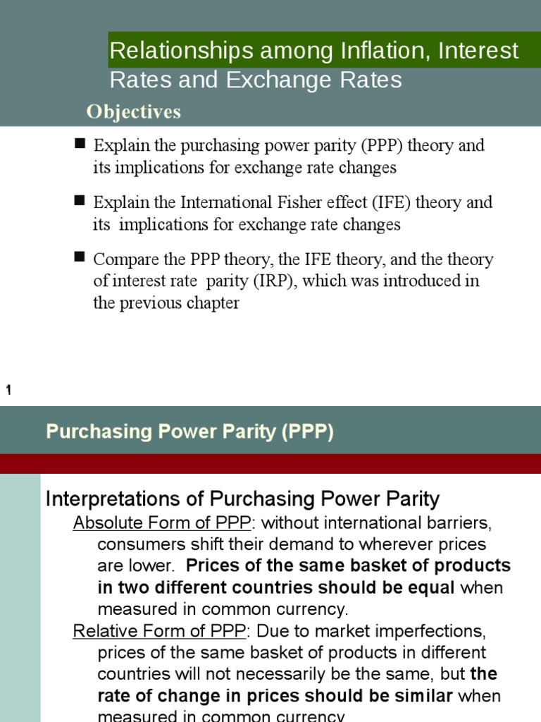 Understanding Purchasing Power Parity | PDF | Purchasing Power Parity ...