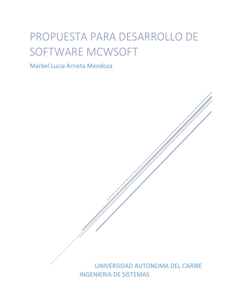 Analisis para Propuesta de Software de Carwash | PDF | Plataforma como servicio | Software
