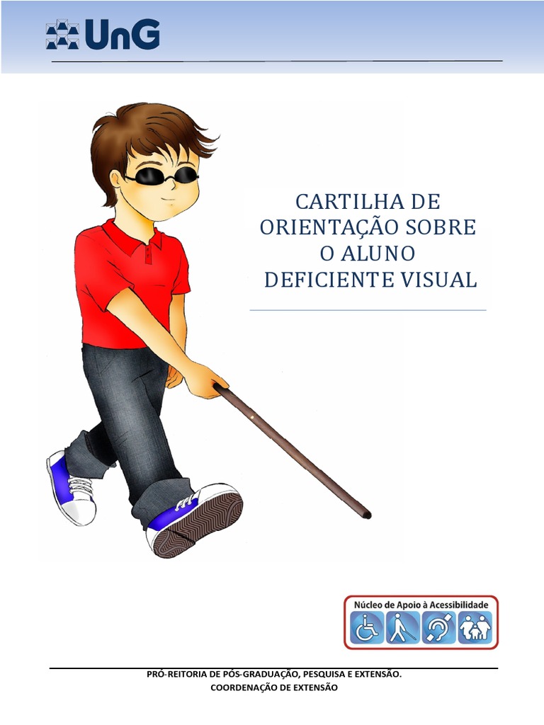 Orientação sobre alunos deficientes visuais | PDF | Sistema visual ...