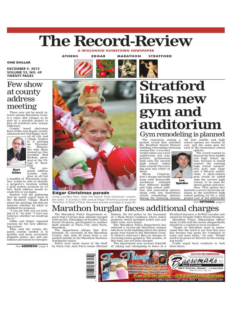 December 9, 2015 The Record-Review | PDF | United States Postal Service ...