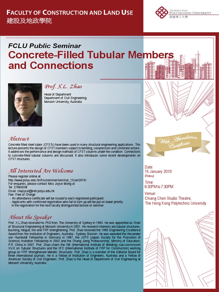 Concrete-Filled Tubular Members and Connections POSTER | PDF