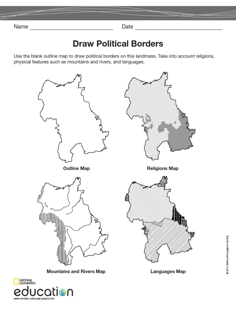 Draw Political Borders | PDF | Language Arts & Discipline
