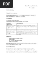 Lesson Plan of Synonyms and Antonyms | PDF | Lesson Plan | Cognition