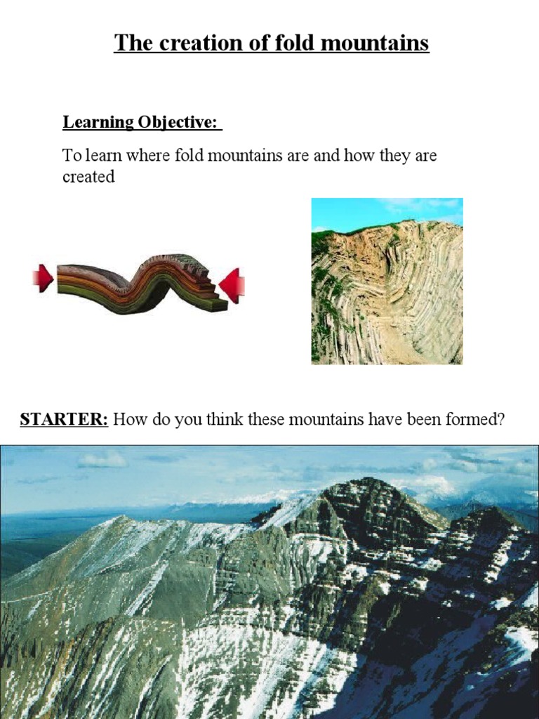 Fold Mountains | PDF | Plate Tectonics | Mountains