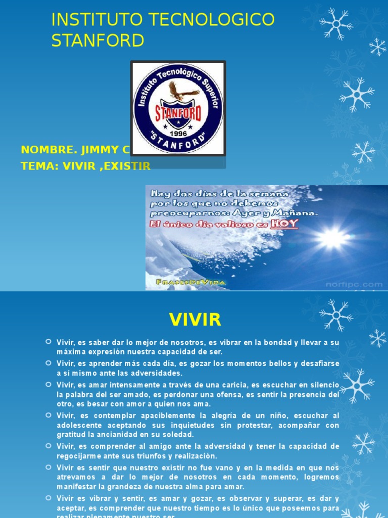 Diferencia entre vivir y existir | PDF | Existencia | Filosofía