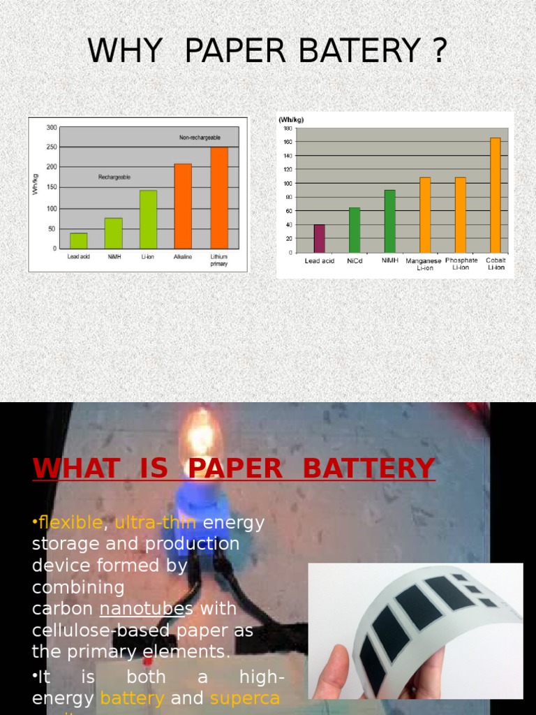 Advantages of Paper Batteries Explained | PDF