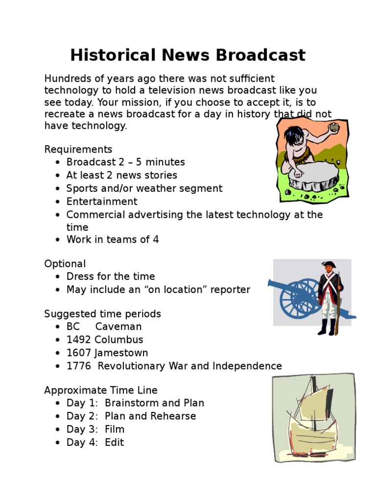 Historical News Broadcast | PDF | Business | History