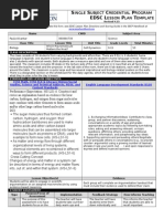 5e Lesson Plan Reactions | PDF | Chemical Reactions | Chemistry