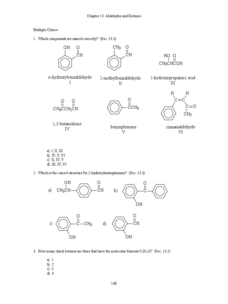 Organic Chemistry | PDF | Aldehyde | Ketone