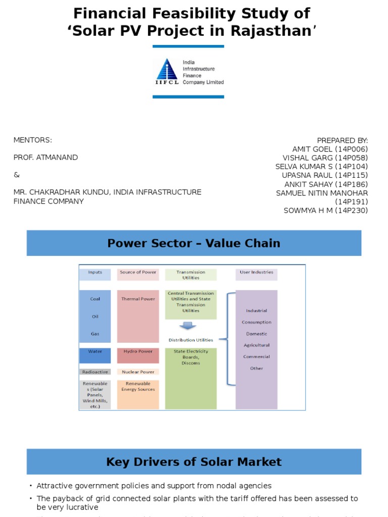 Financial Feasibility Study of Solar PV Project | PDF | Solar Power ...