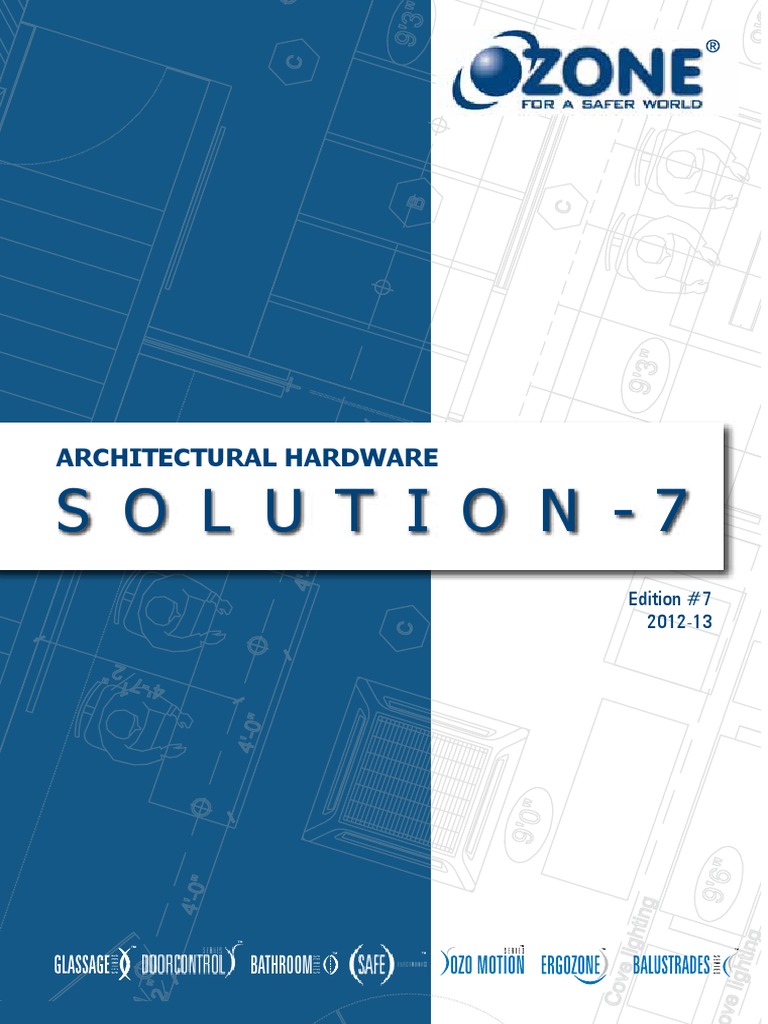 Ozone Catalogue | PDF | Door | Lock (Security Device)